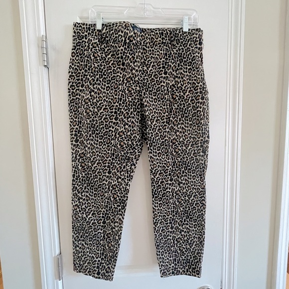 J. Crew | Pants & Jumpsuits | J Crew Cheetah Pants | Poshmark